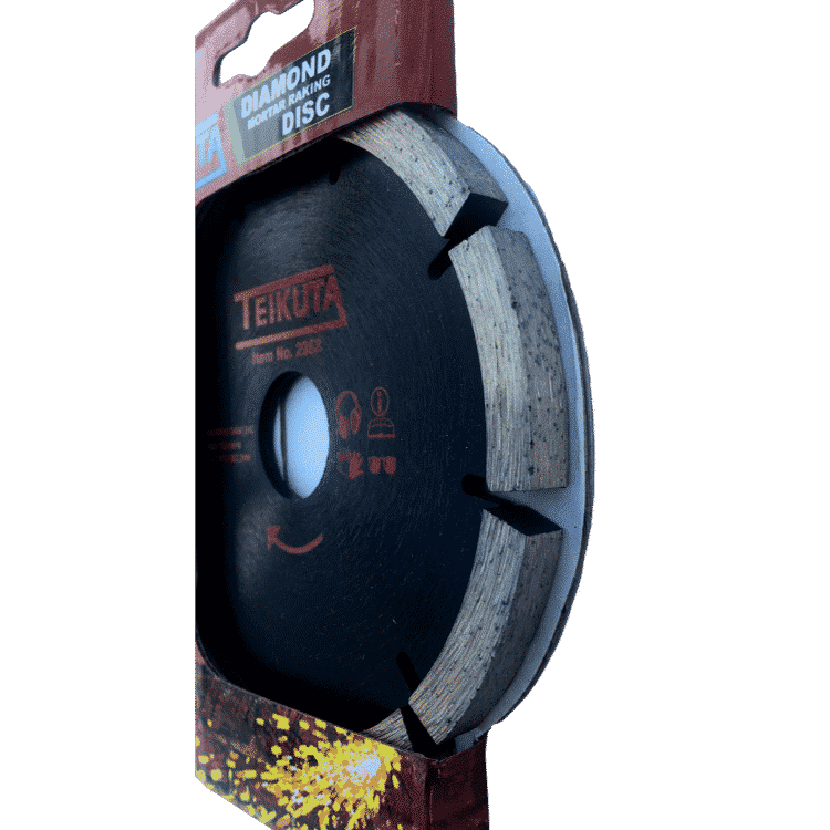 Mortar Rake Disk - Use in angle grinder for repairing cracks in render